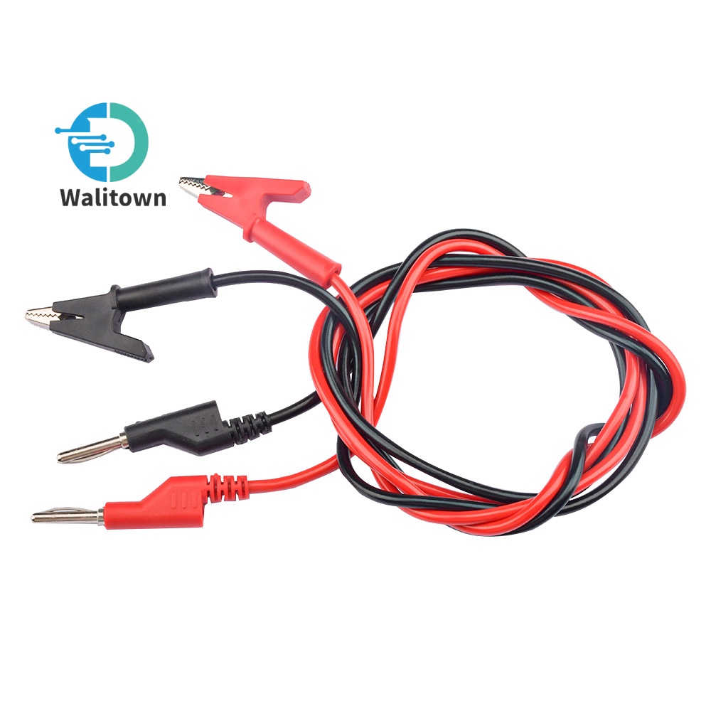 Dual Ended Crocodile Alligator Clips 8-12A Test Lead Wire Cable with ...