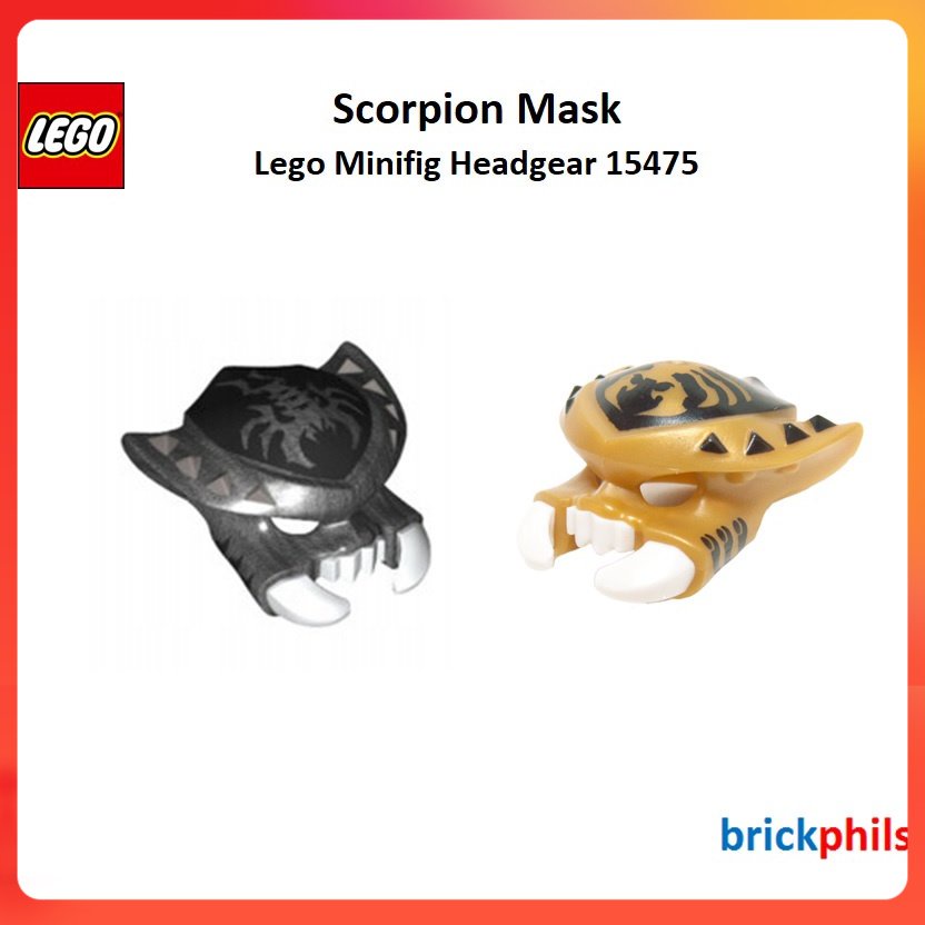 Lego Minifig Headgear 15475 Scorpion Mask | Shopee Philippines