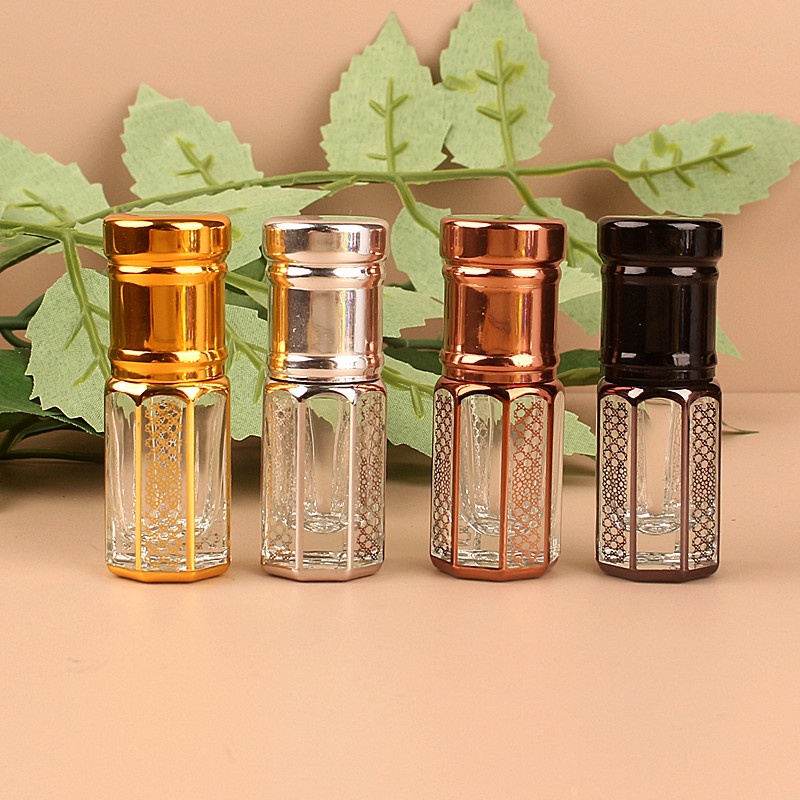 3ml 6ml 12ml Roll On Glass Bottle Small Roller Perfume Bottle Colorful ...
