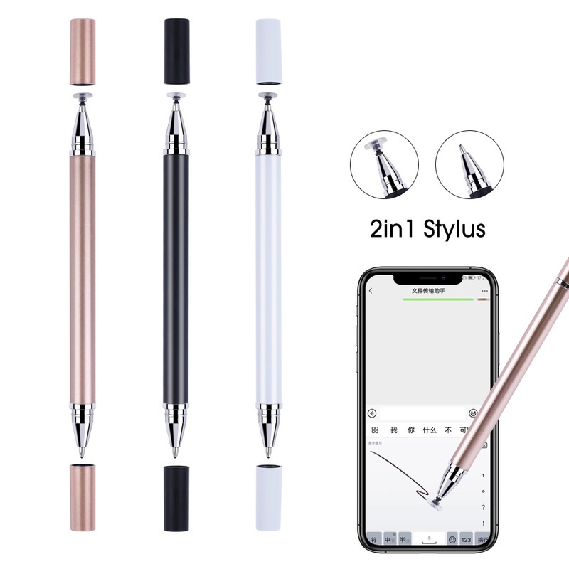 Universal Double Head Stylus Pen Drawing Tablet Capacitive Screen Touch
