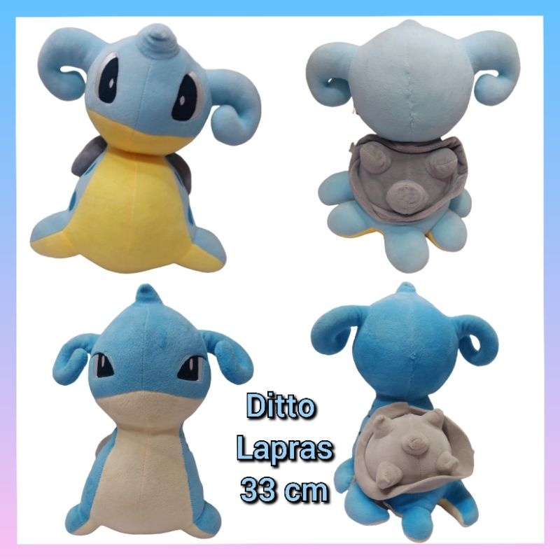 LAPRAS DITTO POKEMON [33CM] STUFFED TOY / STUFF TOY | Shopee Philippines