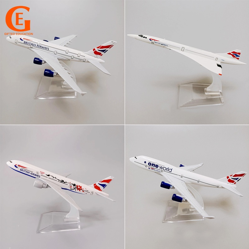 British Airways Airbus 380 Plane Model British Concord Boeing 747 B777 ...