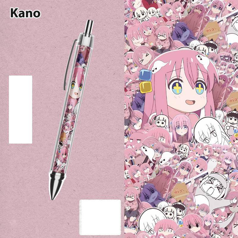 Anime custom pen Bocchi The Rock gel pen Gotou Hitori Ijichi Nijika ...