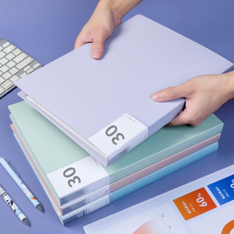 Long Clear Book Paper Organizer Folder File Organizer Clear Folder ...