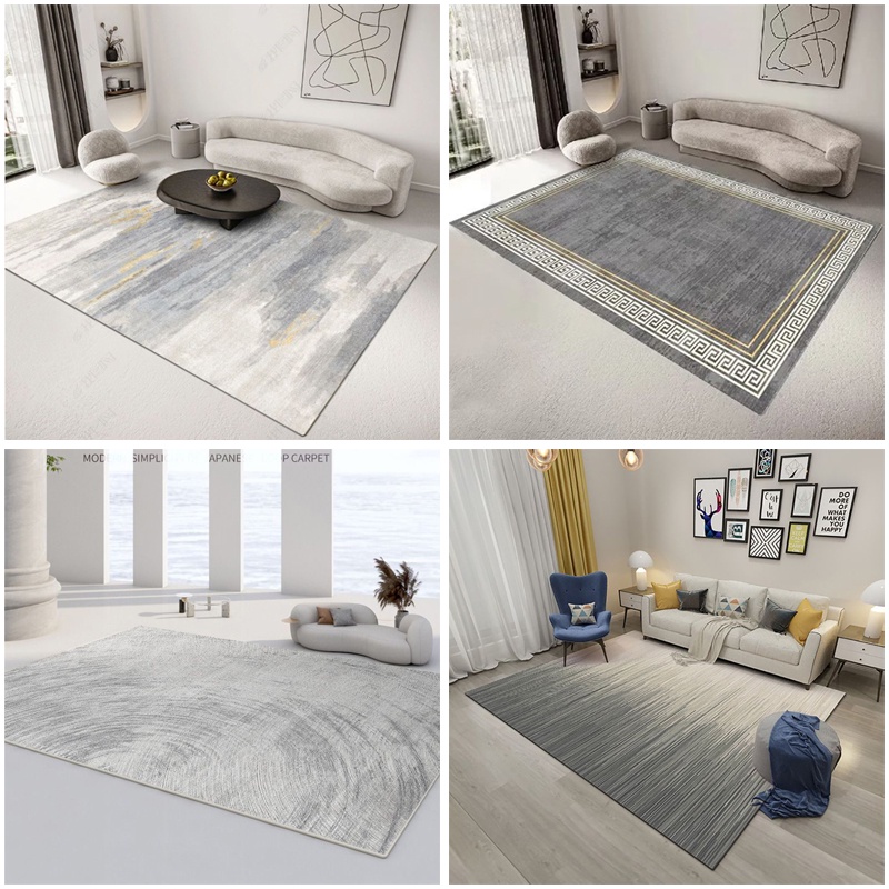 200*300cm Nordic Carpet Living Room Carpet Gray Color Large Area Carpet ...