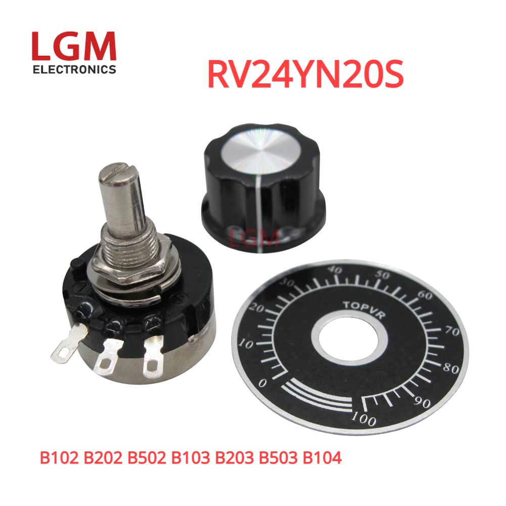 Potentiometer RV24YN20S B102 B202 B502 B103 B203 B503 B104 Ohm 1K 10K ...