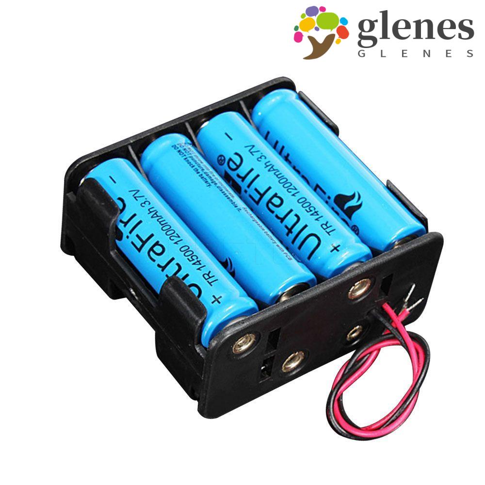 GLENES Battery Holder Box Both Sides Outdoor Tool Rechargeable Battery ...