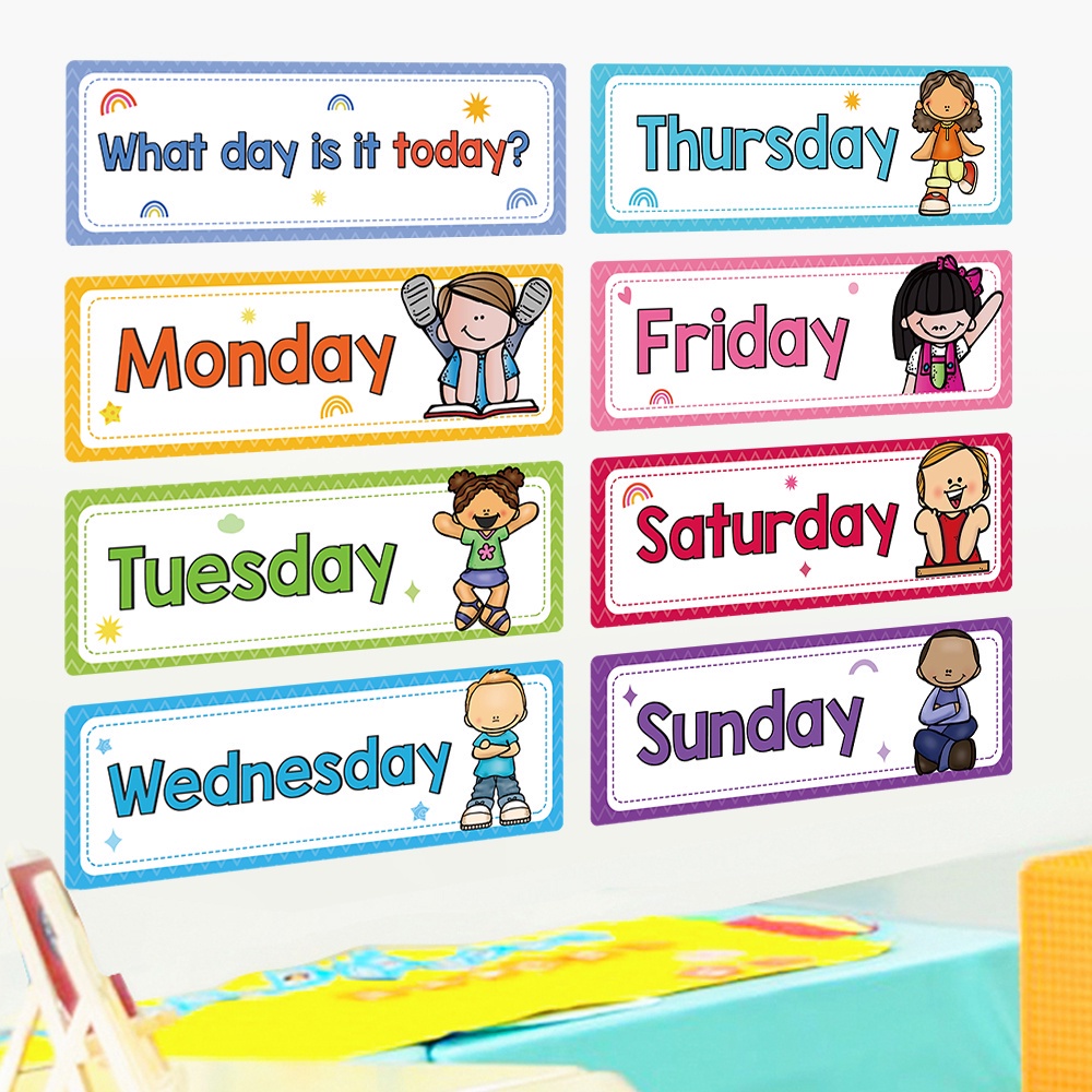 Learning Week Season Month English Flashcards for Kids Children ...