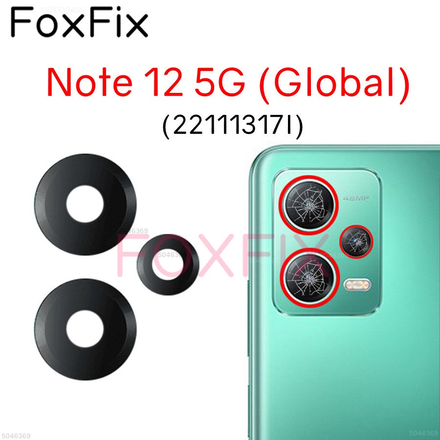 Rear Back Camera Glass Lens For Xiaomi Redmi Note 12 5G Global ...