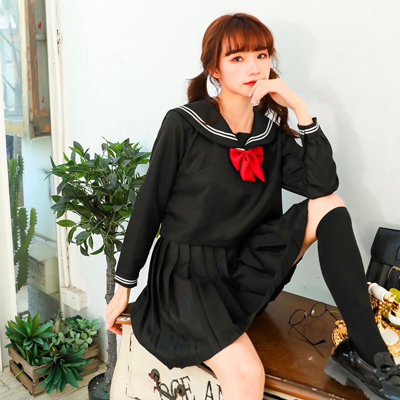 [Ready Stock] XS-2XL Japanese Style jk Uniform Skirt Suit Bad Girl ...