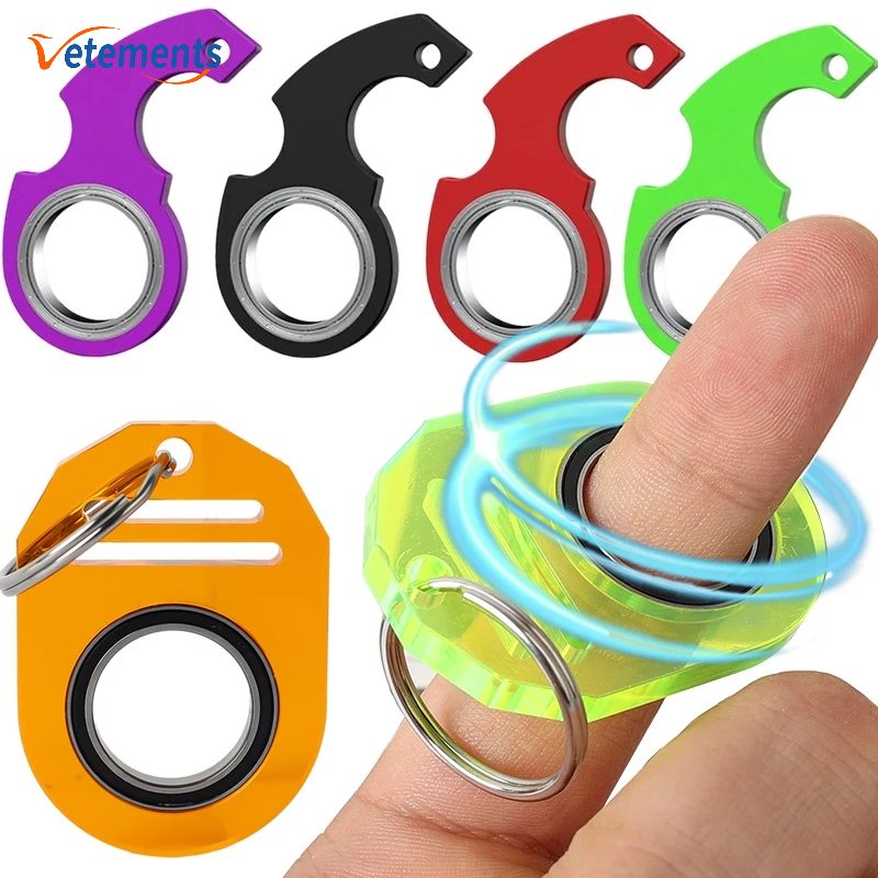 Fingertip Rotation Key Chains/ Decompression Spinner Anti Anxiety Toys ...