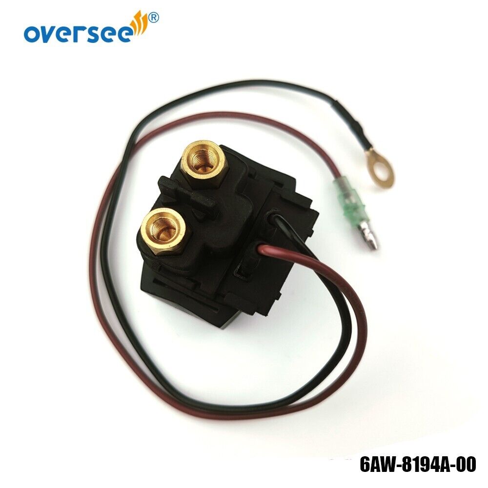 6AW-8194A Starter Relay Solenoid for YAMAHA 30HP 40HP 300HP 350HP ...