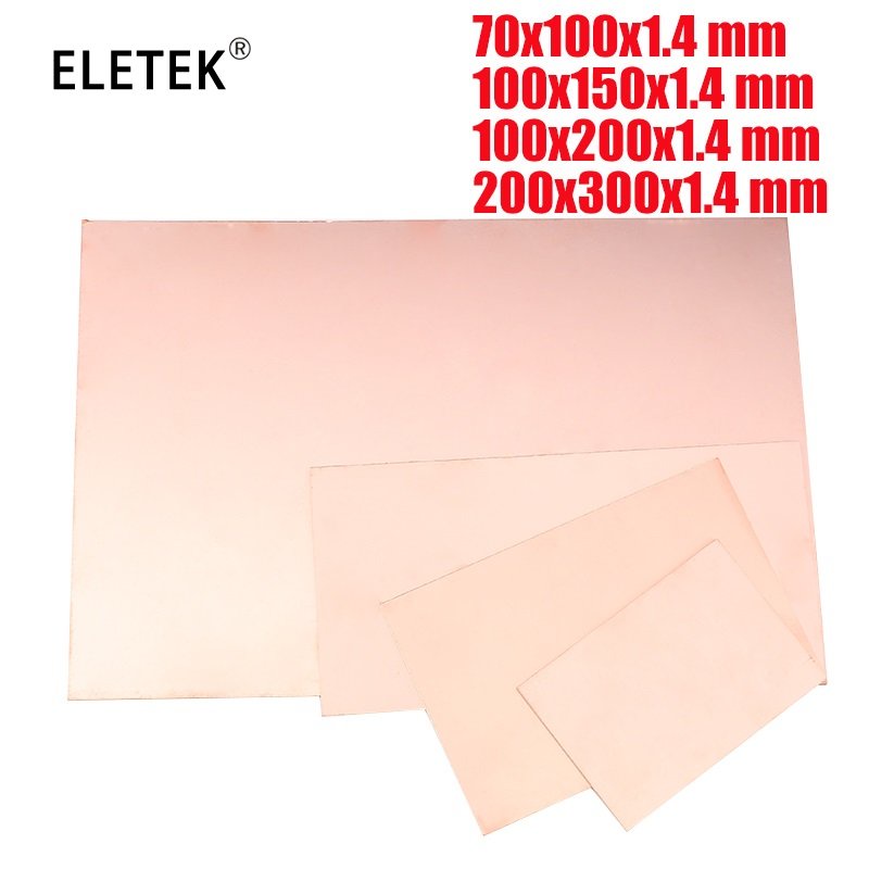 PCB Copper Clad Laminate One Single Side Plate CCL Bakelite Universal ...