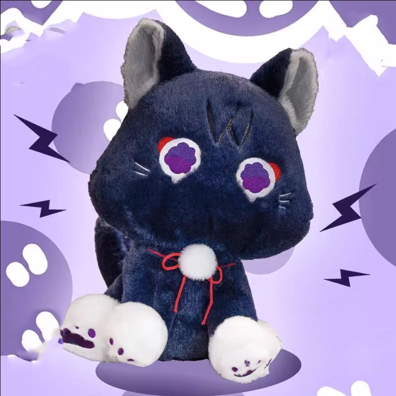 Scaramouche Cat Plush Game Genshin Impact Wanderer Balladeer Plush Cute ...