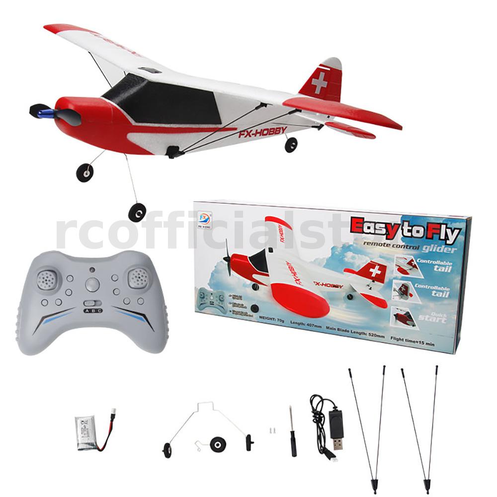 FX9603 2.4G 3CH J3 Realistic Model RC Plane Brushless Remote Control ...