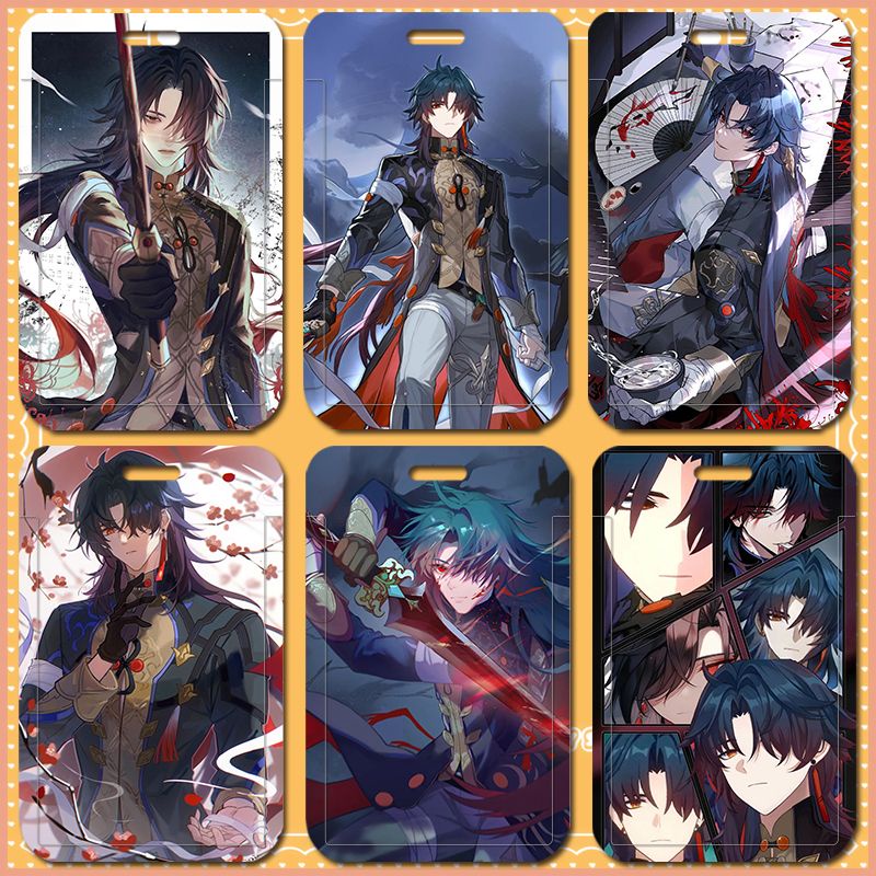 Anime Cartoon Honkai Star Rail Blade DIY Student Name Card Holder ID ...