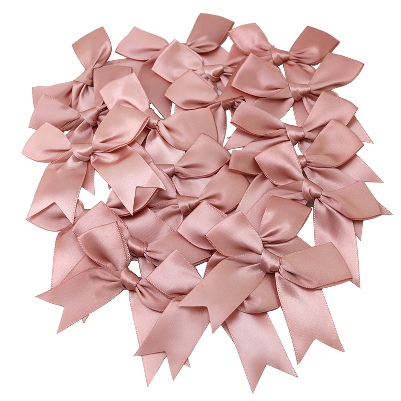 (20pcs)1 Inch Fresh Pink Ribbon Bows Children's Headband Decoration ...