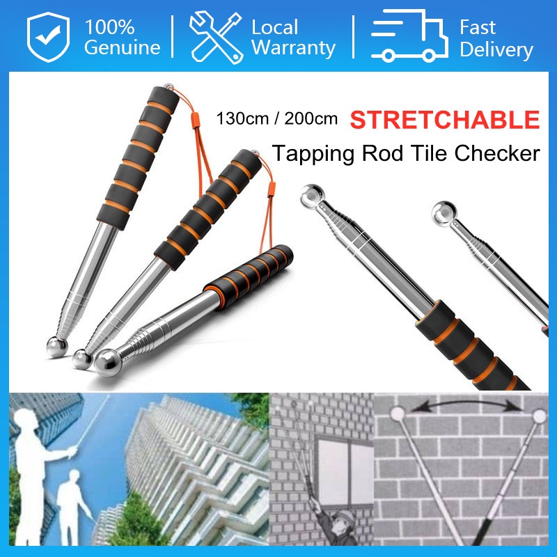 Checker Hammer Extendable Tapping Rod Tile Checker Hollow Wall Hammer ...