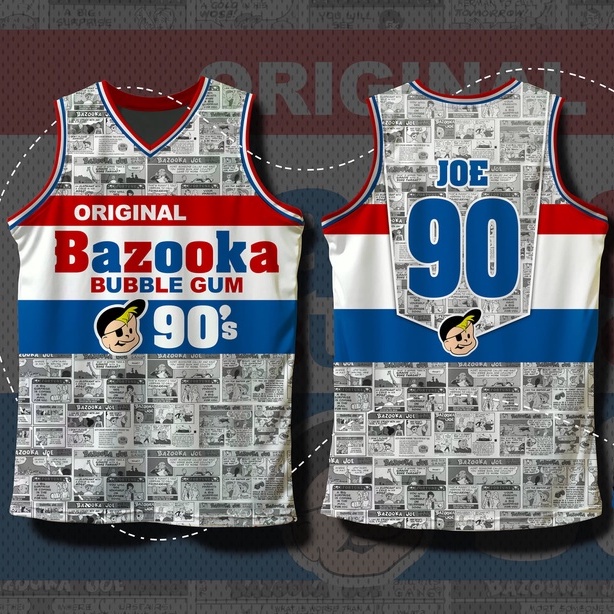 BAZOOKA BUBBLE GUM JERSEY | BATANG 90'S JERSEY & SHORTS | EMPHIRE MNL ...