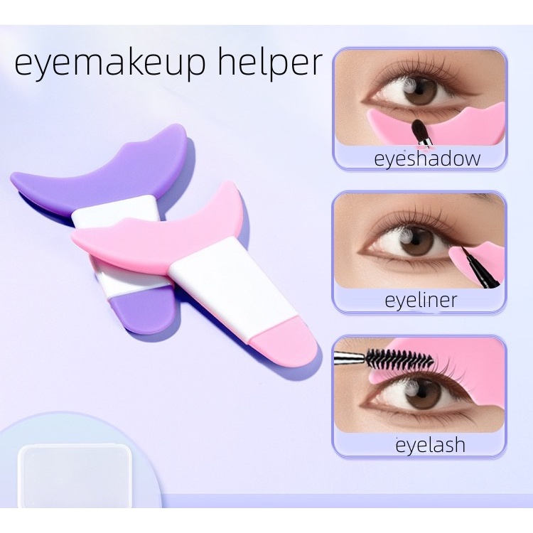Eye Makeup Auxiliary Bezel Smudge proof Eyelash Eyeliner Helper Easy To ...