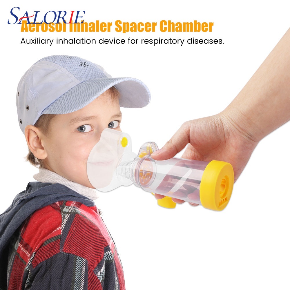 Salorie Aerosol Aerochamber Children & Adult Asthma breathe inr MDI ...