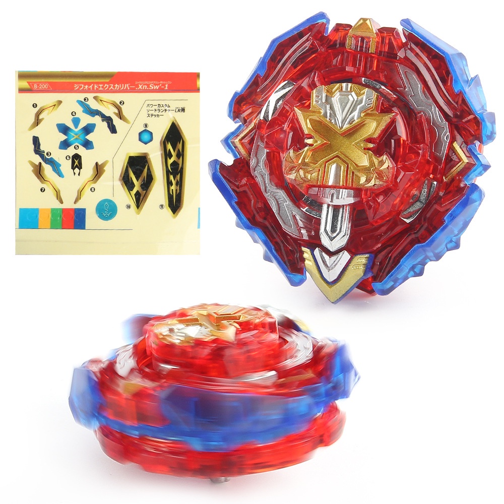 Single Beyblade B-200 Xiphoid Xcalibur Beyblade Burst for Kid Toys ...