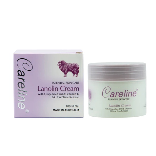 Careline Lanolin Cream with Grape Seed Oil & Vitanmin E 100ml | Shopee ...