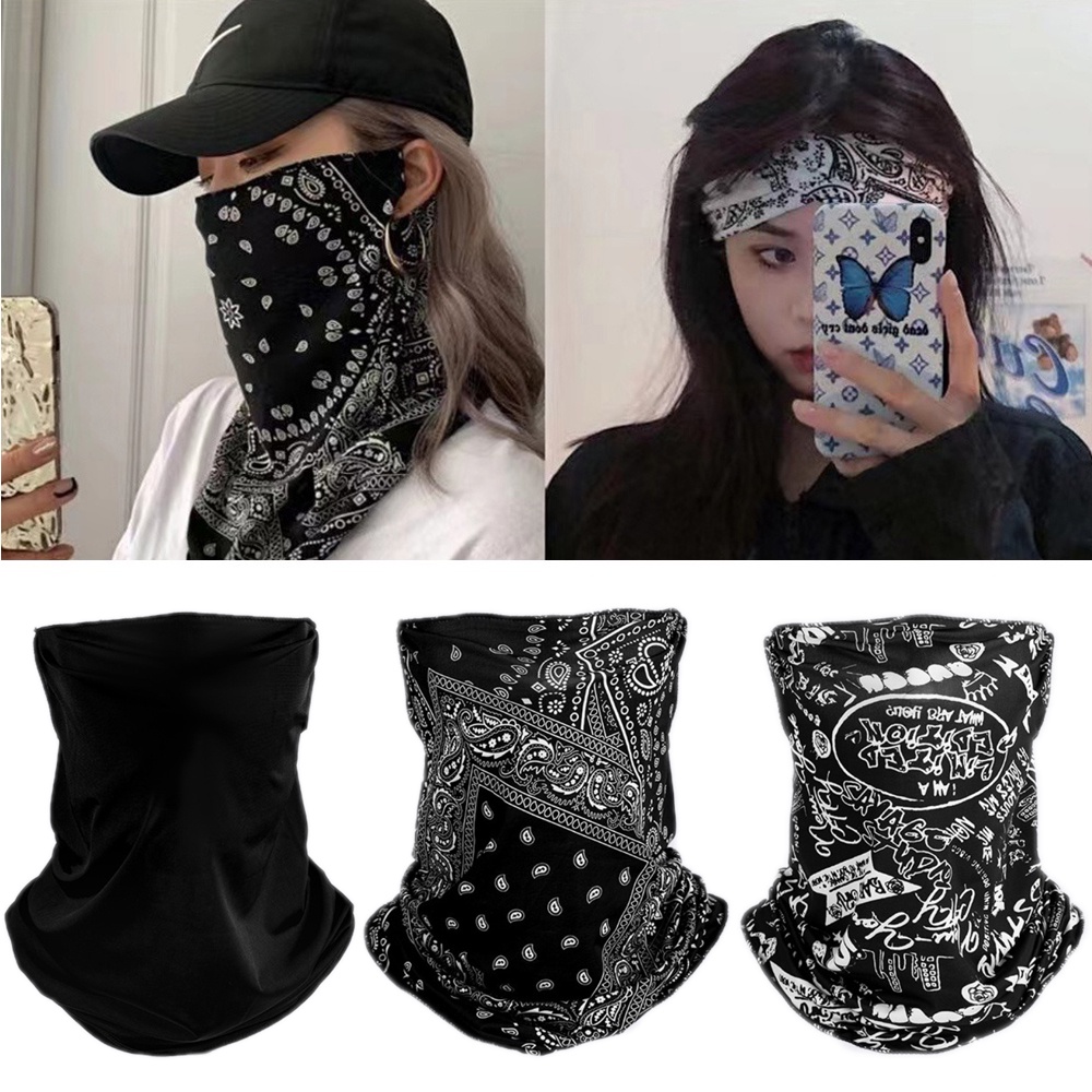 Motorcycle Mask UV Bandana Head Scarf Face Cover Motorcycle Bicycle ...