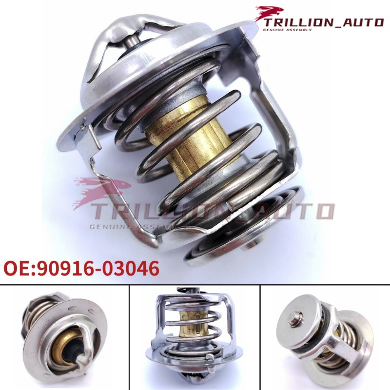 Engine Coolant Thermostat 90916-03046 Replacement Fits for Toyota ...