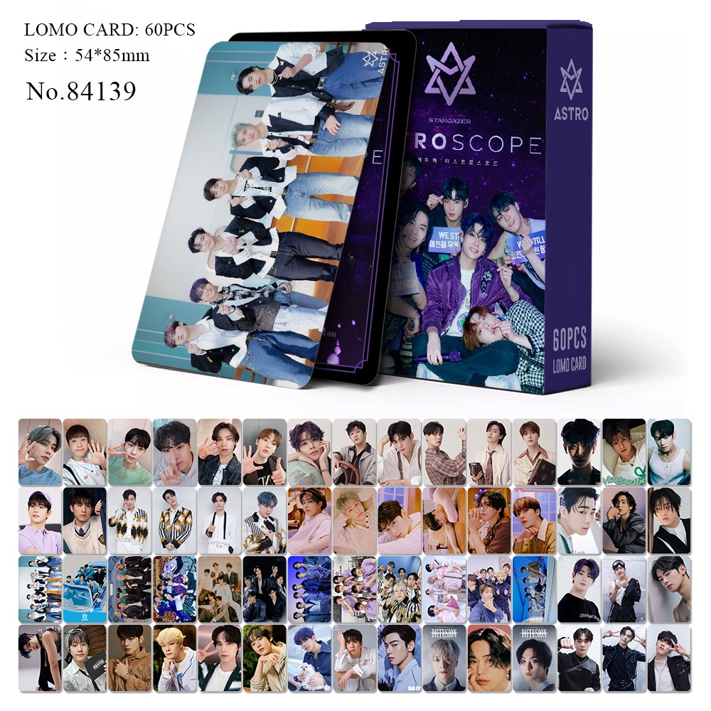 60pcs/box ASTRO 2022 Album ASTROAD STARGAZER ASTROSCOPE Photocards ...