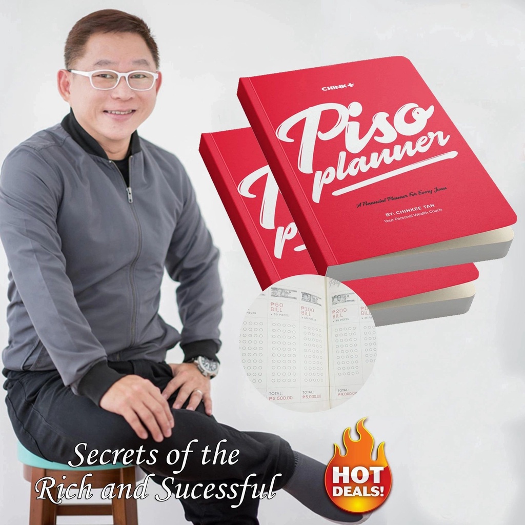Sale Books by Chinkee Tan Piso Planner Badyet Diary Utang-Free Diary Rich God Poor God Chink ...