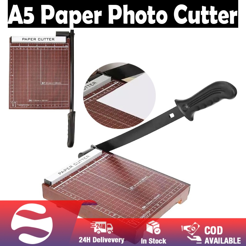 A4/A5 Paper Photo Cutter Guillotine cutting machine Trimmer Wood Base 5 ...