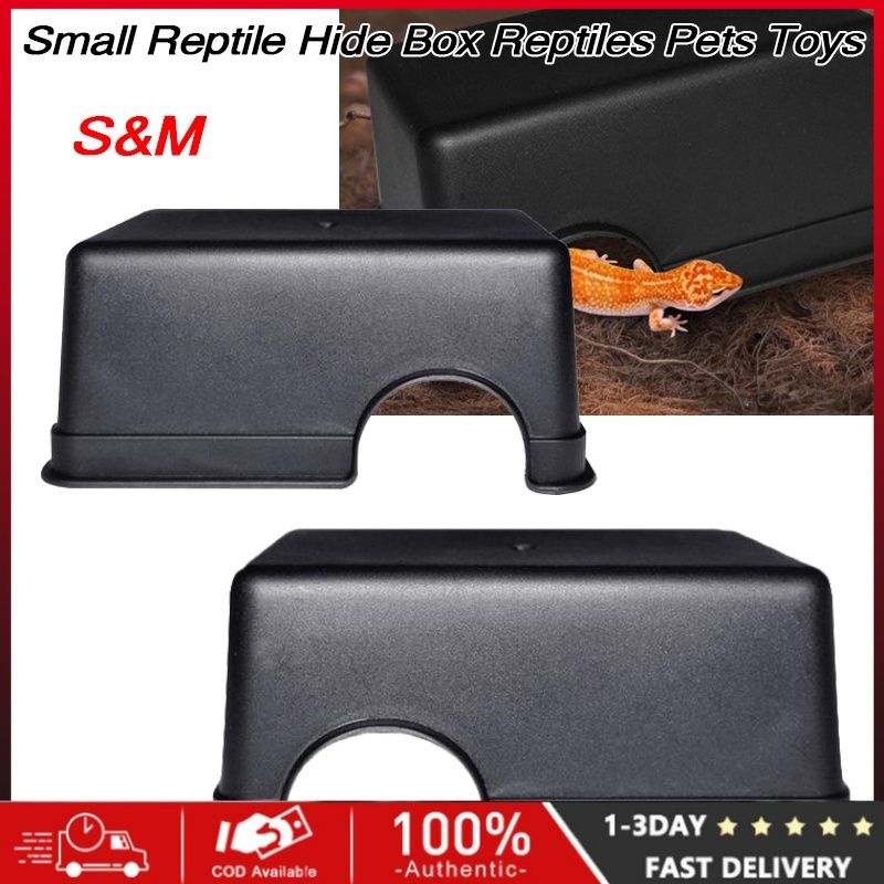 Reptile Hide Box Habitats Caves Hiding Snake Cage Box For Snake Lizards ...