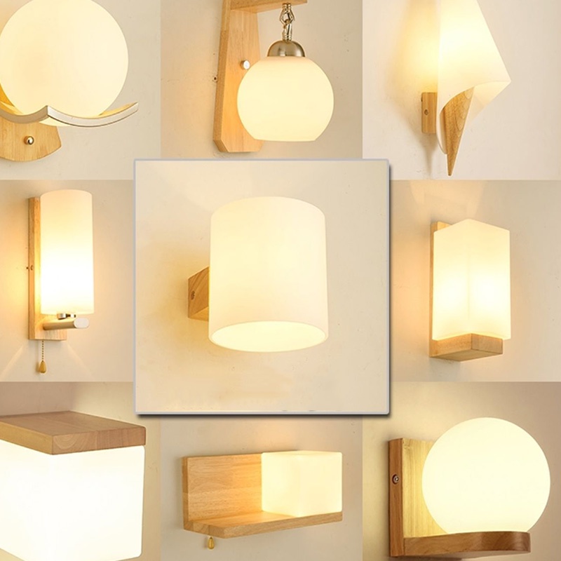 AIMI Wall Lamp Japanese Sconce Bedroom Bedside Lamp Living Room Aisle ...