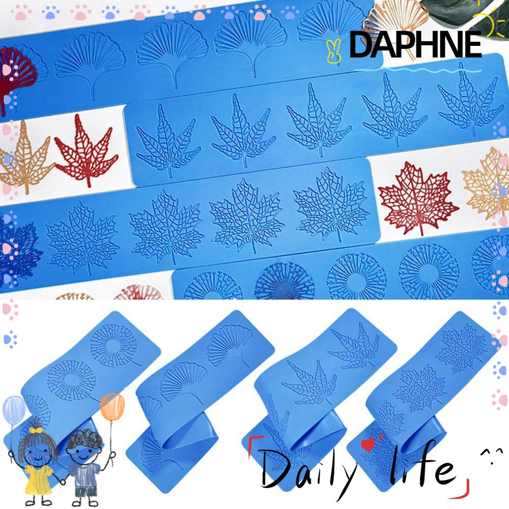 DAPHNE Cake Lace Mold Leaf Patterns Baking Molds Dessert Silicone Mould ...