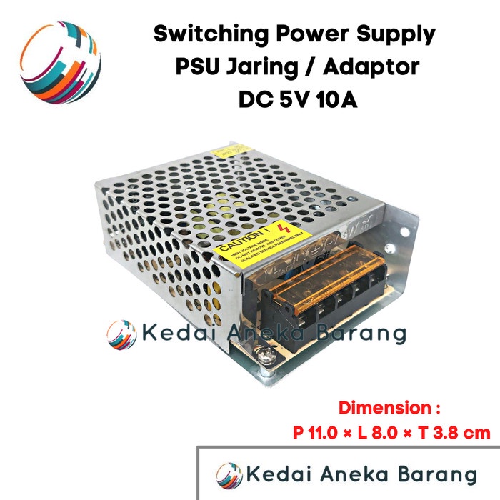 Switching Power Supply PSU 5V 10A High Quality, 5 Volt 10 Ampere ...