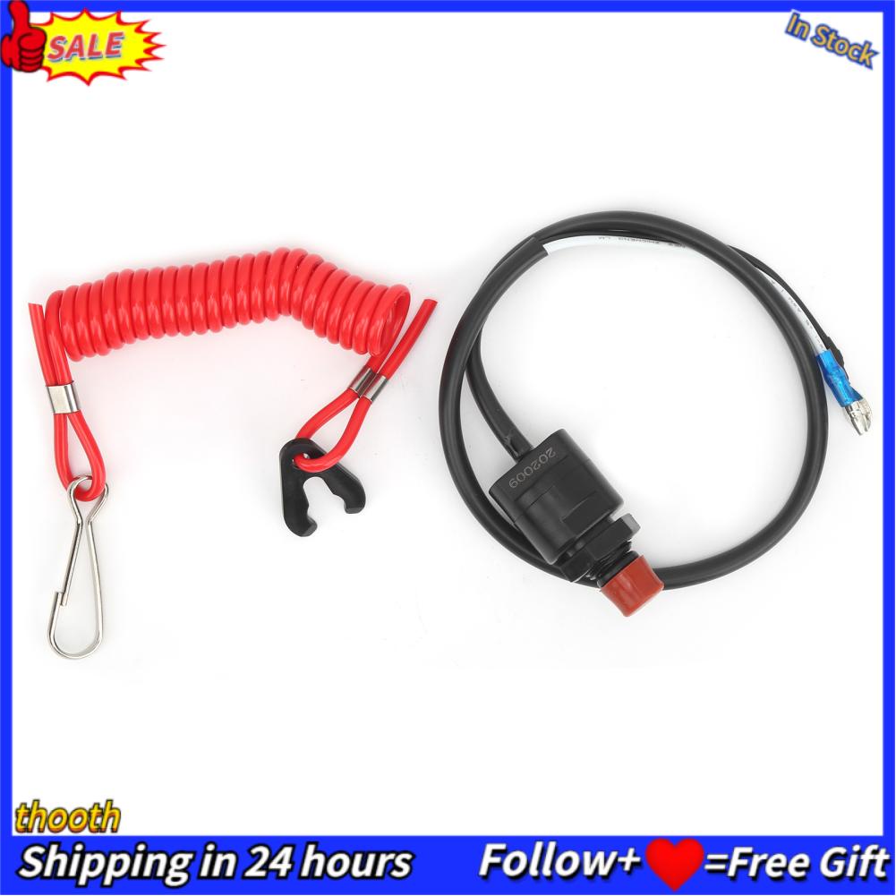 Thooth Emergency Stop Switch Safety Tether 6E9-82575-09 Fit for Yamaha ...