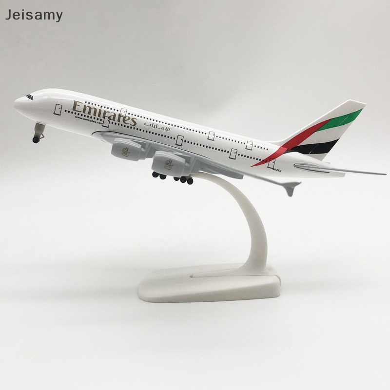 [Jei] Metal Aircraft Model 20cm 1:400 Emirates Airbus A380 Metal ...