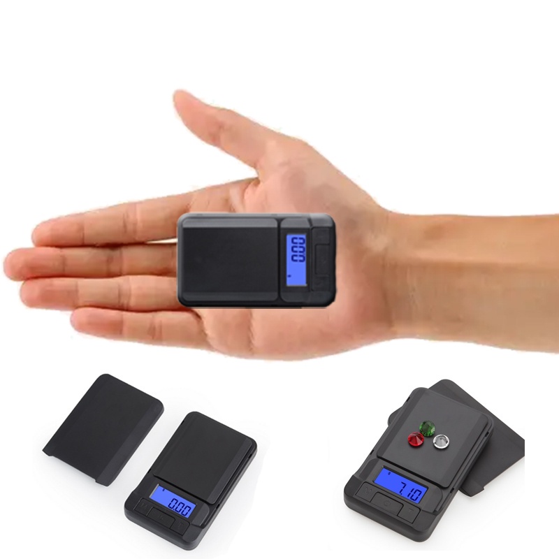 200g*0.01g/500g*0.1g Accurate Electronic Jewelry Gram Scale Precision Scale Portable Calibration ...