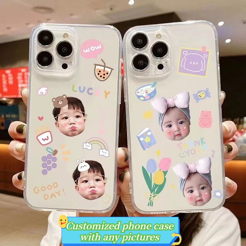 Customized Mobile Phone Case Custom Couple Girlfriend Baby Pet Any ...