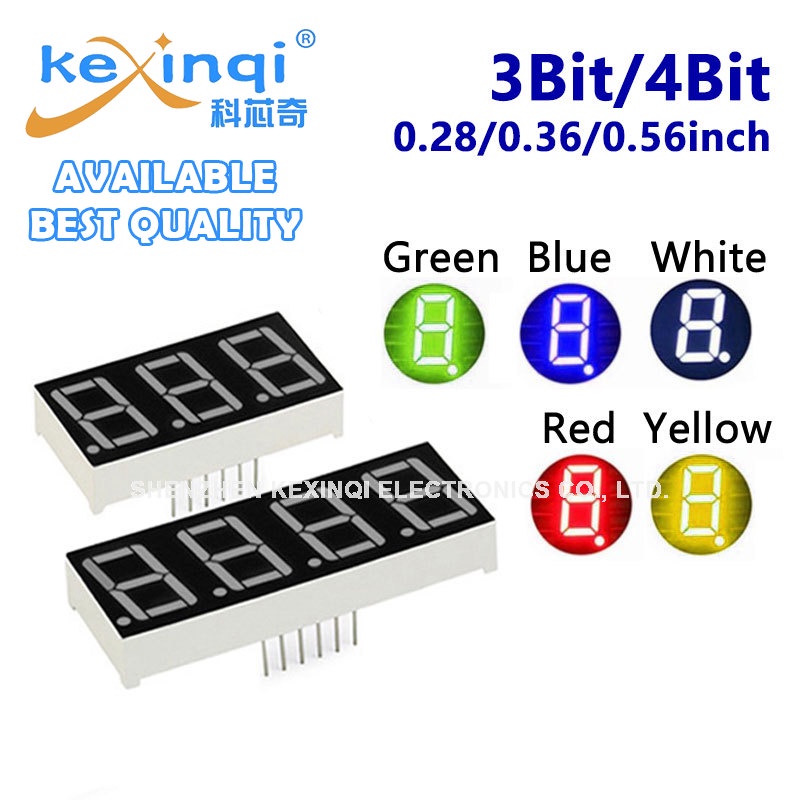 10pcs LED Digits Display 0.28inch 0.36inch 0.56inch 3bit 4bit Common ...