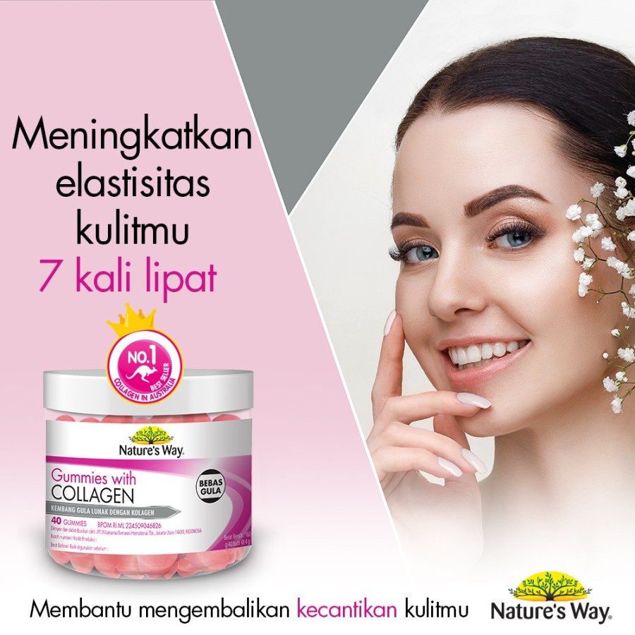 Nature's Way Beauty Collagen gummies Contents 40 gummies BPOM Collagen ...