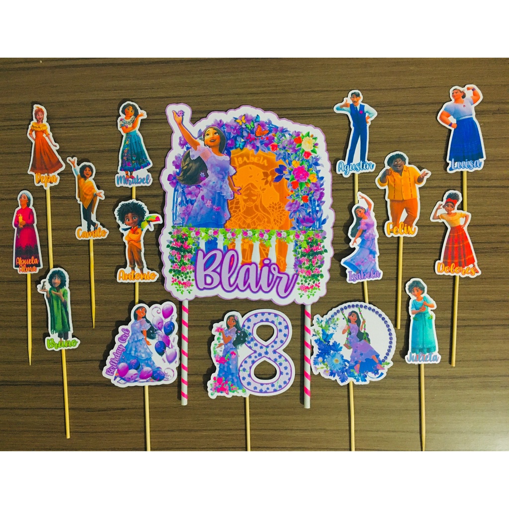 Isabela Encanto Cake and Cupcake Topper | Shopee Philippines