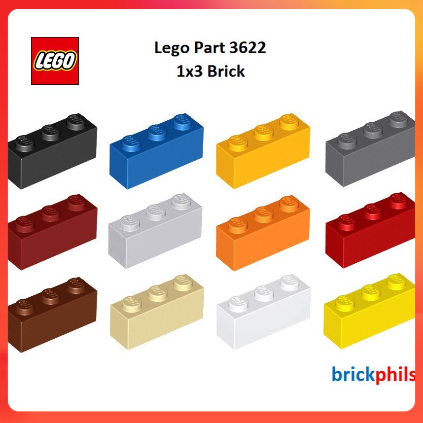 Lego Part 3622 1x3 Brick | Shopee Philippines