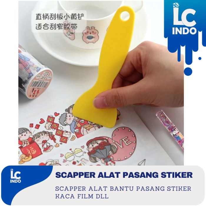 Plastic Scrapper, tool for installing putty window film stickers, etc ...