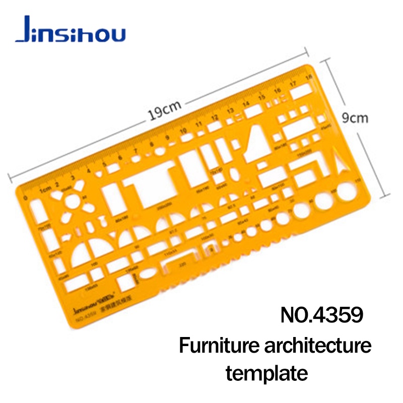 Angel Mark Architect Multi Purpose Drawing Template Set House Plan ...