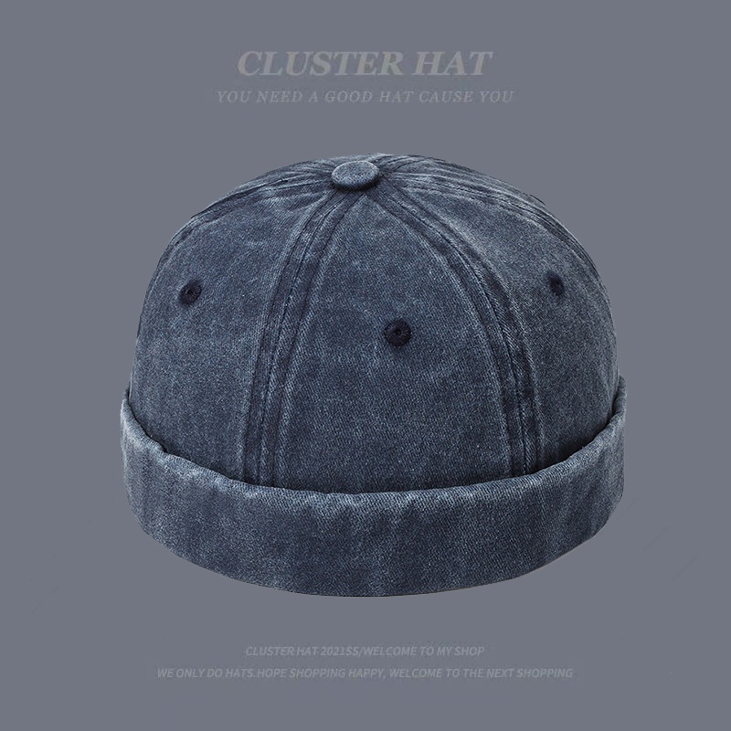 unisex Cowboy hat baseball cap Youth Hip Hop Tide Card Beanies korean ...