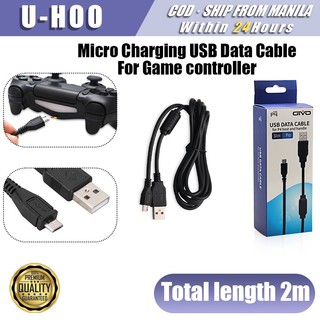 2 Meters ps4 cable USB data cable for PS4 slim PS4 pro PS4 Controller ...