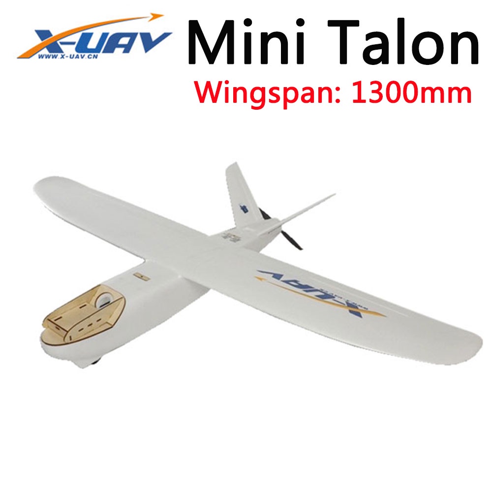 X-uav Mini Talon EPO 1300mm Wingspan V-tail FPV RC Model Radio Remote ...
