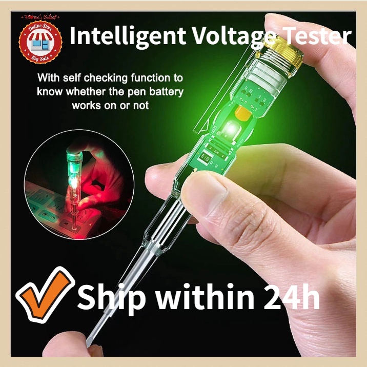 Intelligent Voltage Tester Pen AC Non-contact Induction Test Pencil ...